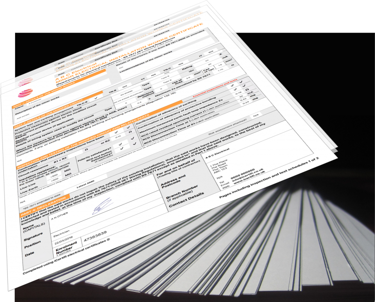 BS 7671 Electrical Certificates – Inspection, Testing & Certification ...