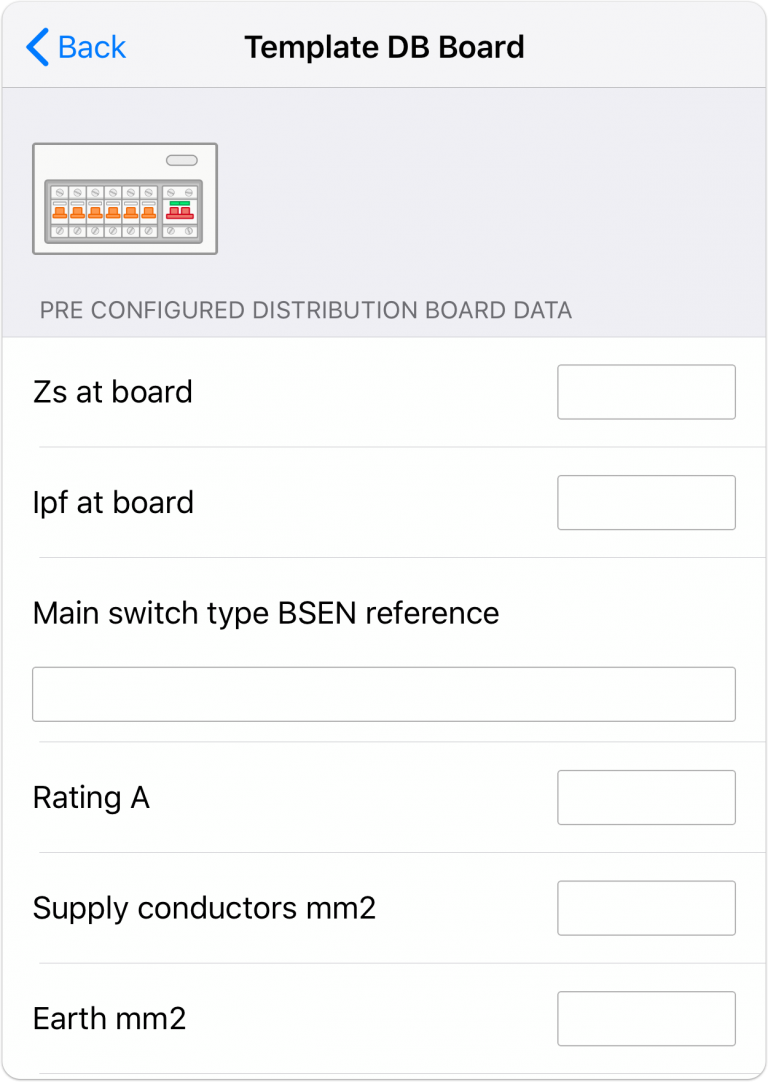 Pre Filled Distribution Board Template: Productive BS 7671 Electrical ...