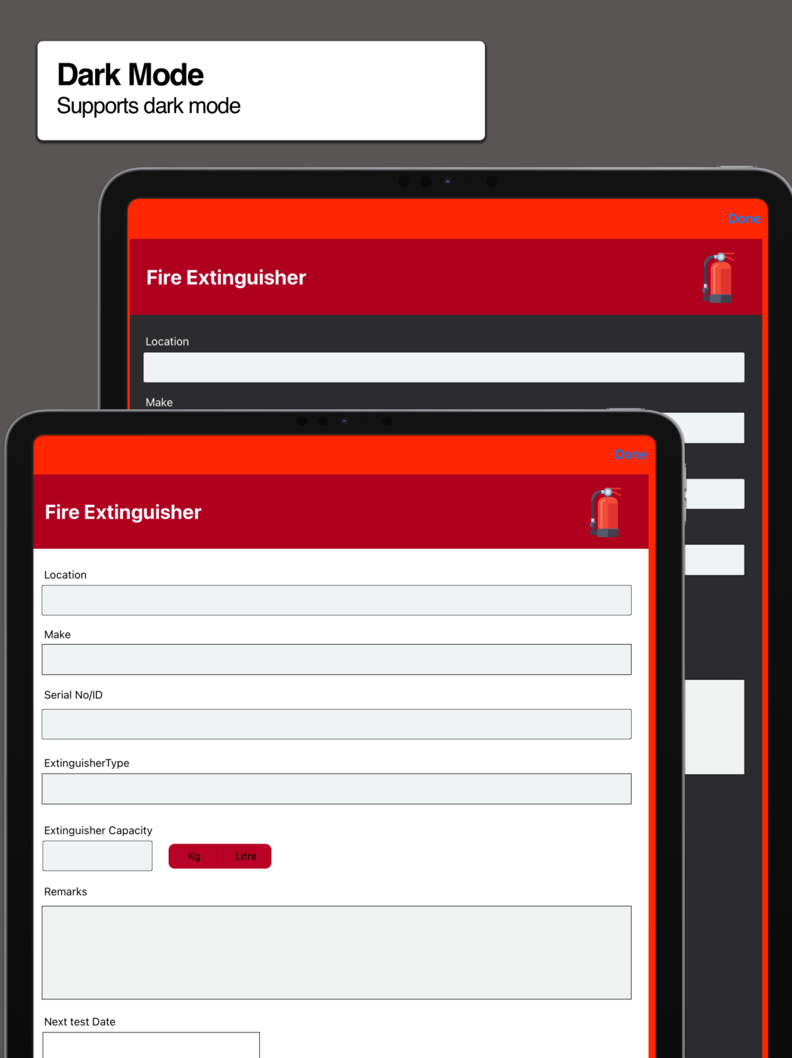 Fire Extinguisher Reports on iPhone and iPad - iCertifi