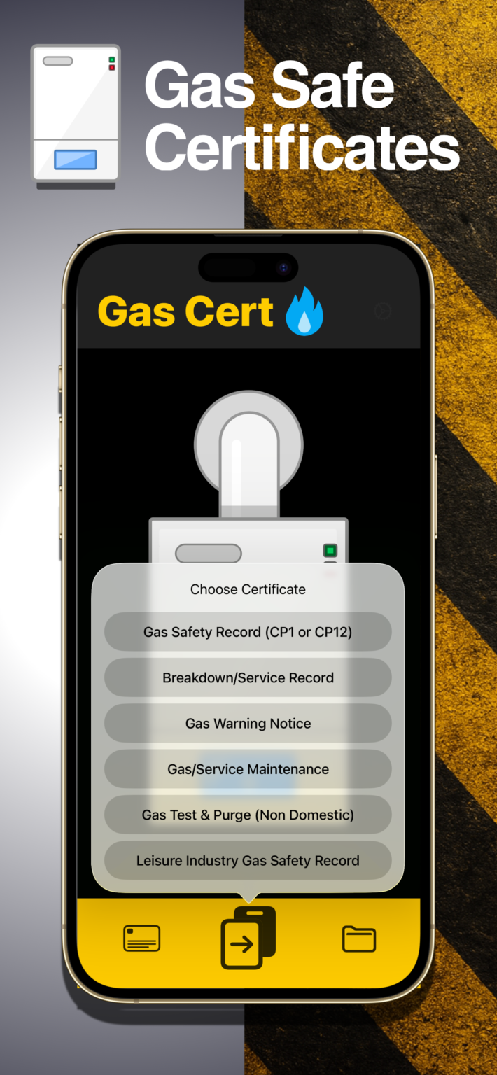 Gas Safety Certificate App (CP12) for UK Engineers | iCertifi
